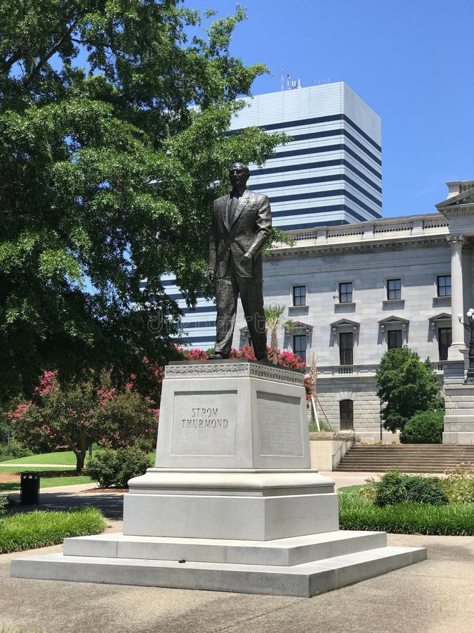 The Senator Strom Thurman Statue in Front of the South Carolina State ...