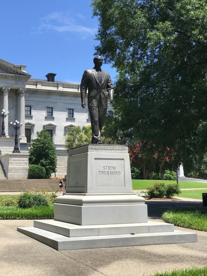 The Senator Strom Thurman Statue in Front of the South Carolina State ...