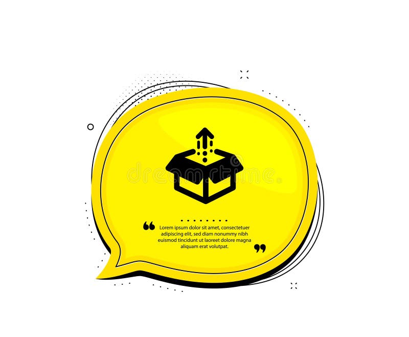 Send Box Icon. Open Delivery Parcel Sign. Cargo Package. Vector Stock ...