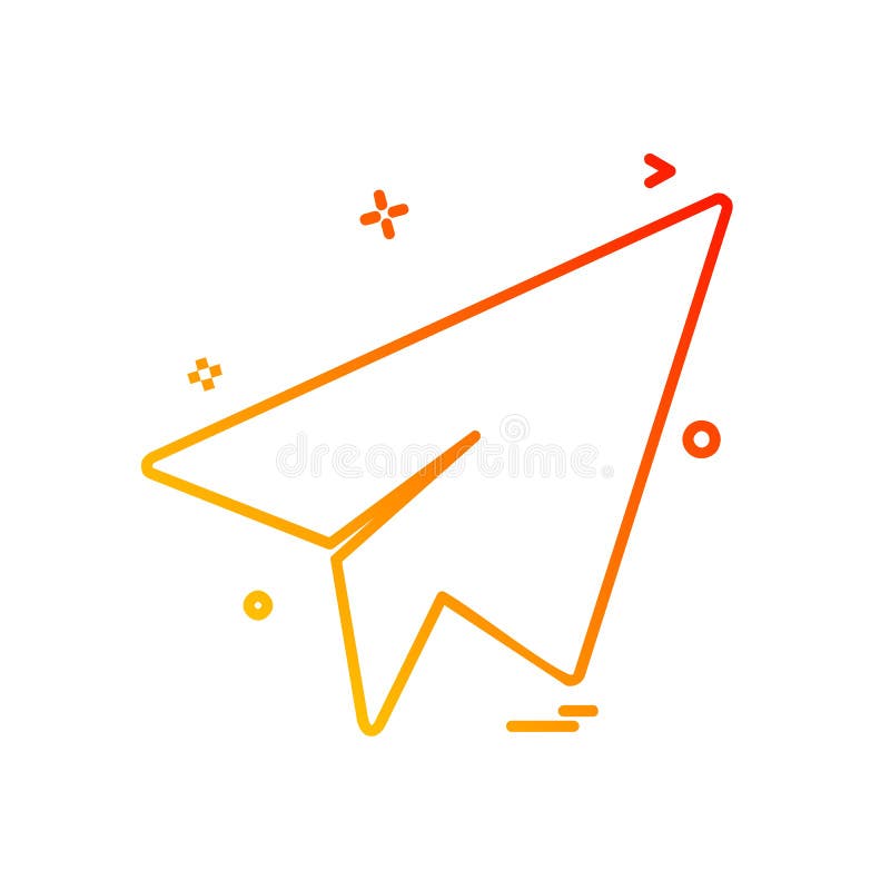 Send Button Icon Design Vector Stock Vector - Illustration of design ...