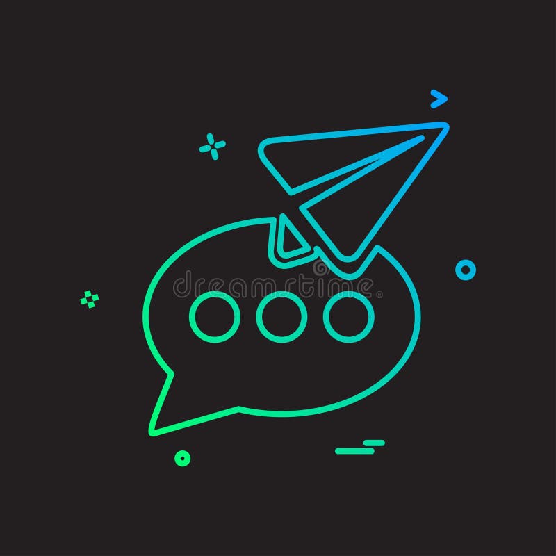 Send Button Icon Design Vector Stock Vector - Illustration of ...