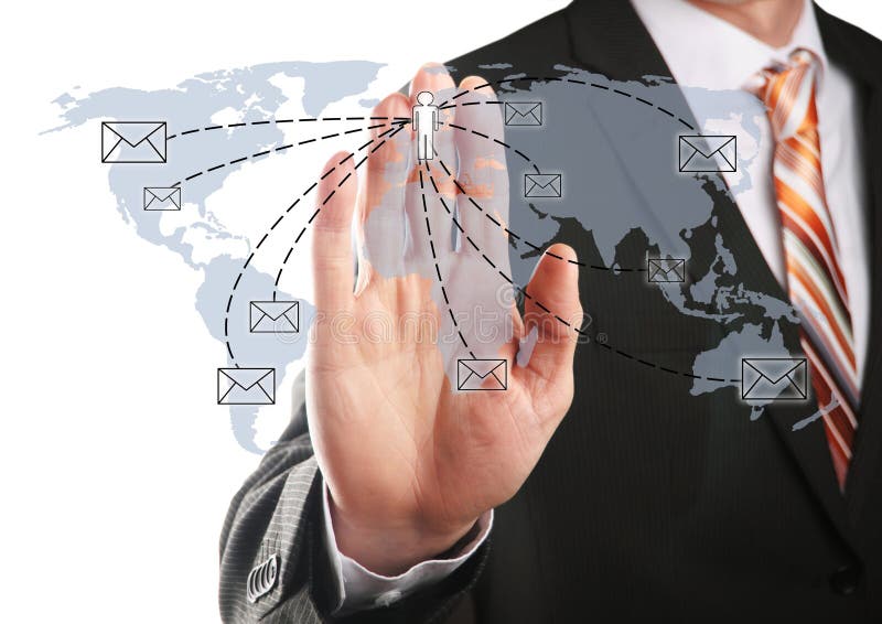 Hand Carry the Mail Icon, Email Concept Stock Image - Image of hand ...