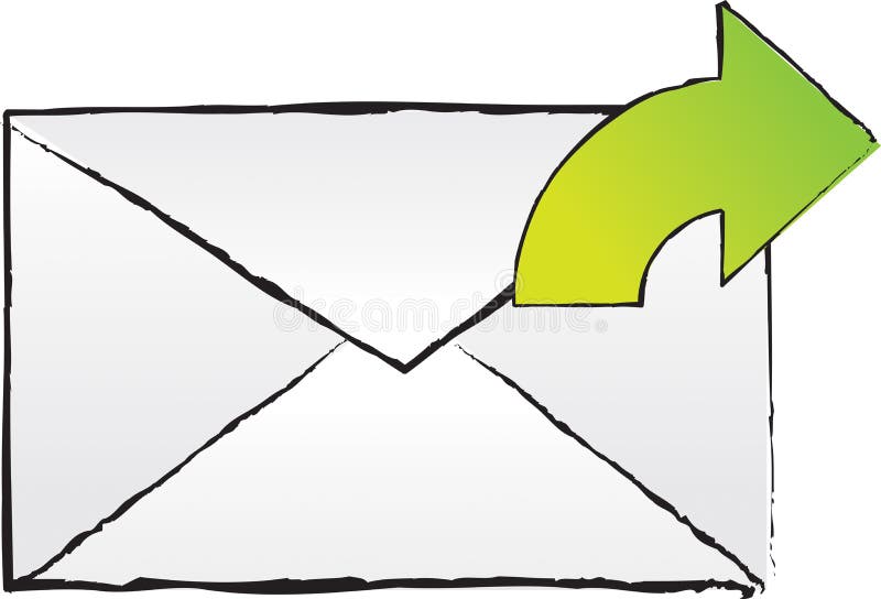 Send An Email stock illustration. Illustration of postal - 9161025