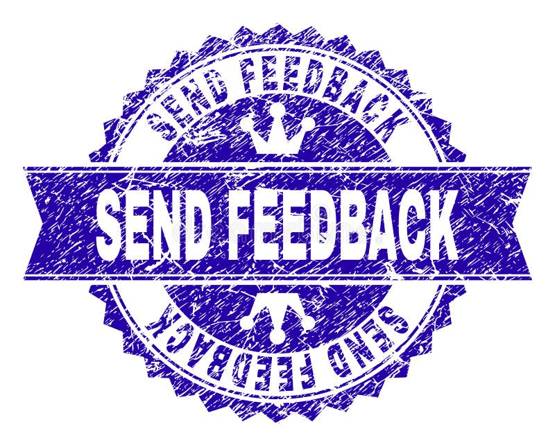 Grunge Red Feedback Word Rubber Business Stamp on White Background ...