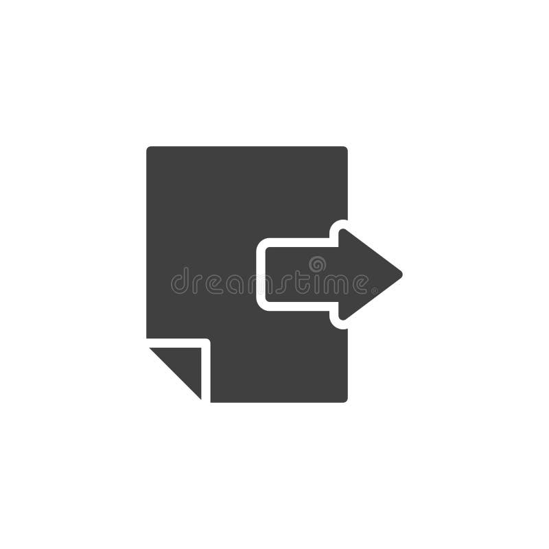 Send file vector icon stock illustration. Illustration of interface ...