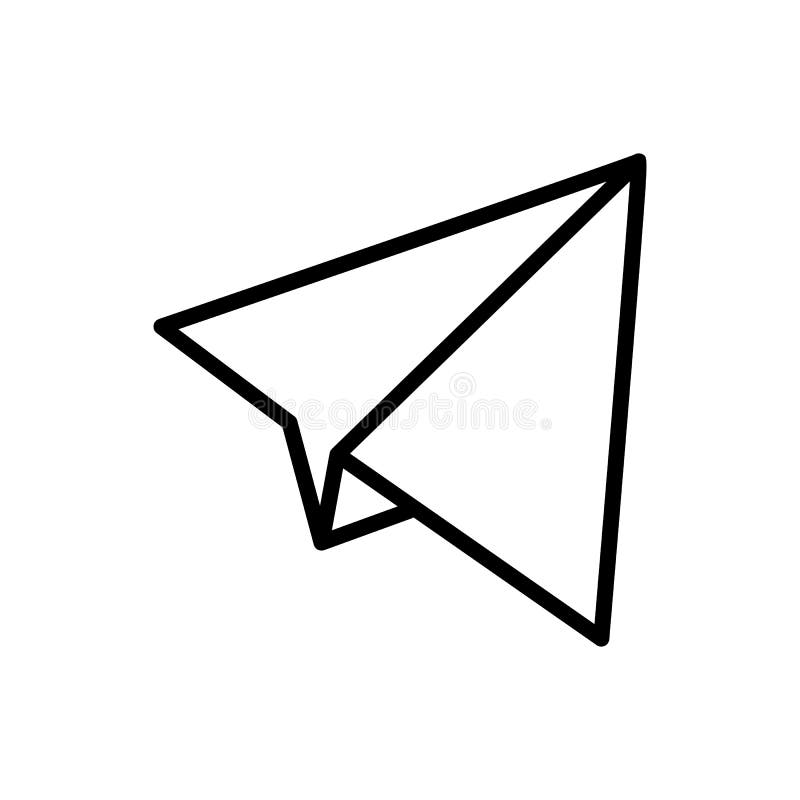 Send Icon, Message Send Icon Vector Illustration Stock Vector ...