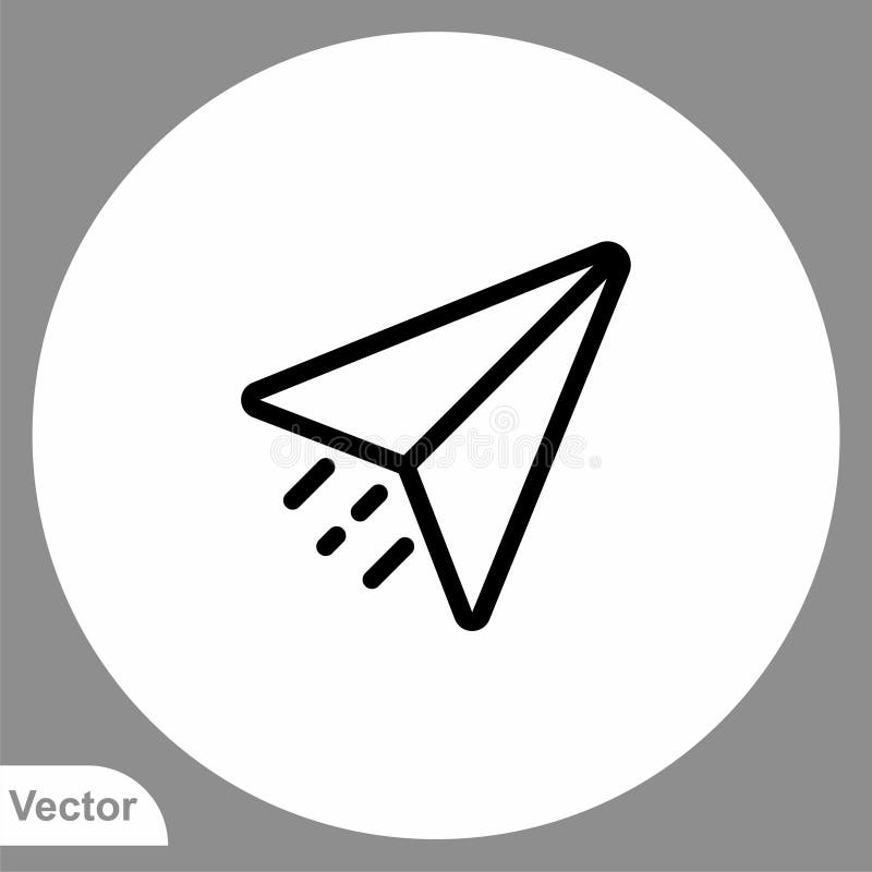 Send Icon Sign Vector,Symbol, Logo Illustration for Web and Mobile ...