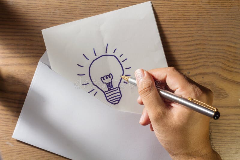 Send idea on mail stock photo. Image of solving, send - 34042748