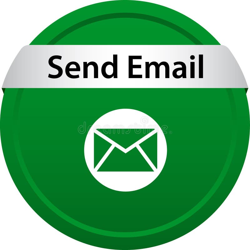 Send mail icon web button stock illustration. Illustration of element ...