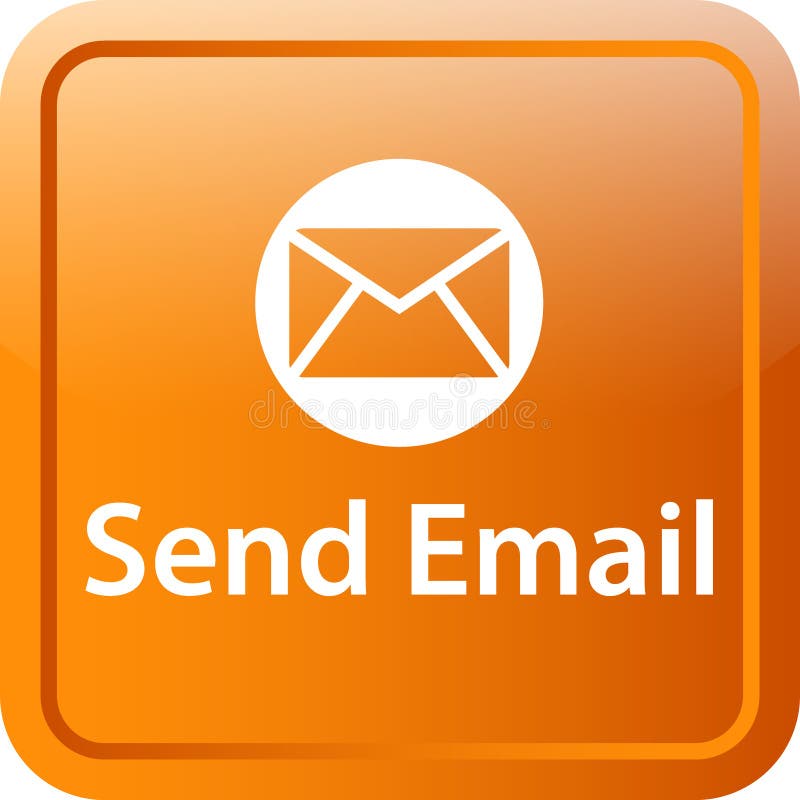 Send mail icon web button stock illustration. Illustration of info ...