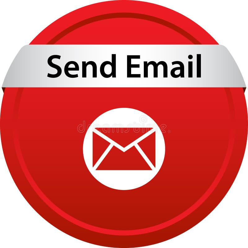 Send mail icon web button stock illustration. Illustration of customer ...