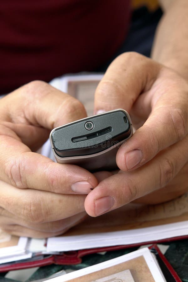 Send Message stock photo. Image of talk, mobilephone, phone - 2824124