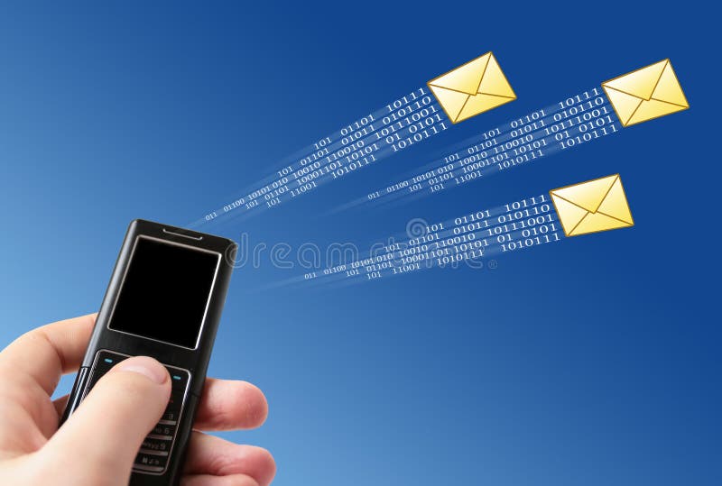 New message stock image. Image of cell, envelope, conversing - 8175565