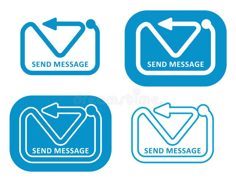 Send Message stock vector. Illustration of connection - 44057347