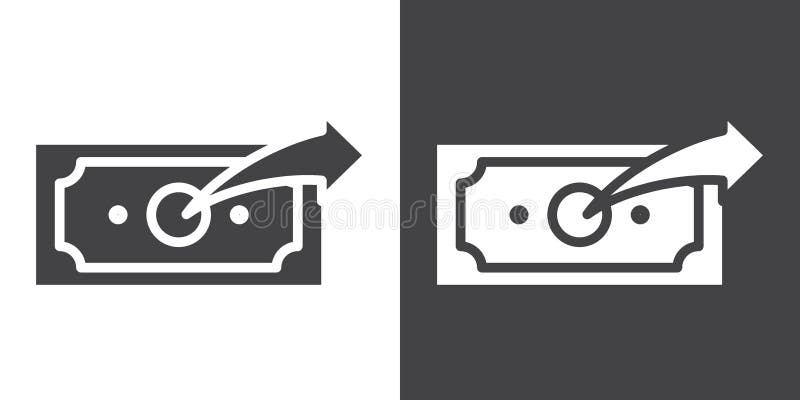 Send Money Icon Thin Line Illustration Set Stock Vector - Illustration ...