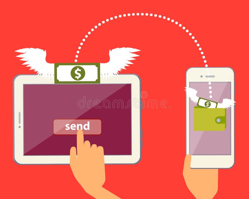 Send And Receive Money Stock Vector - Image: 62856576 Send And Receive Money Stock Vector - Image: 62856576