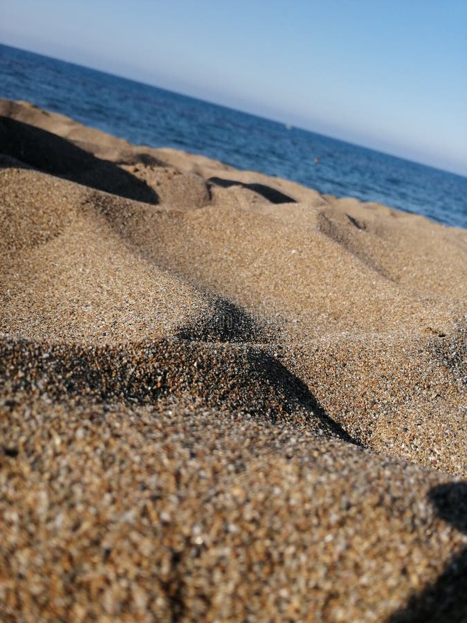 Send and sea beach stock image. Image of floor, horizon - 178066489