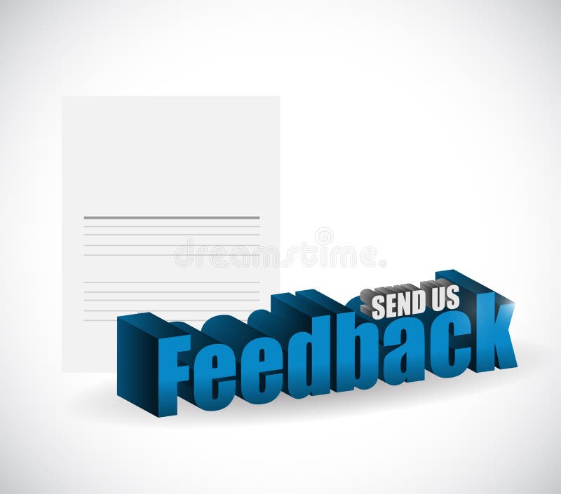 Send Us Feedback Browsers Sign Illustration Design Stock Illustration ...