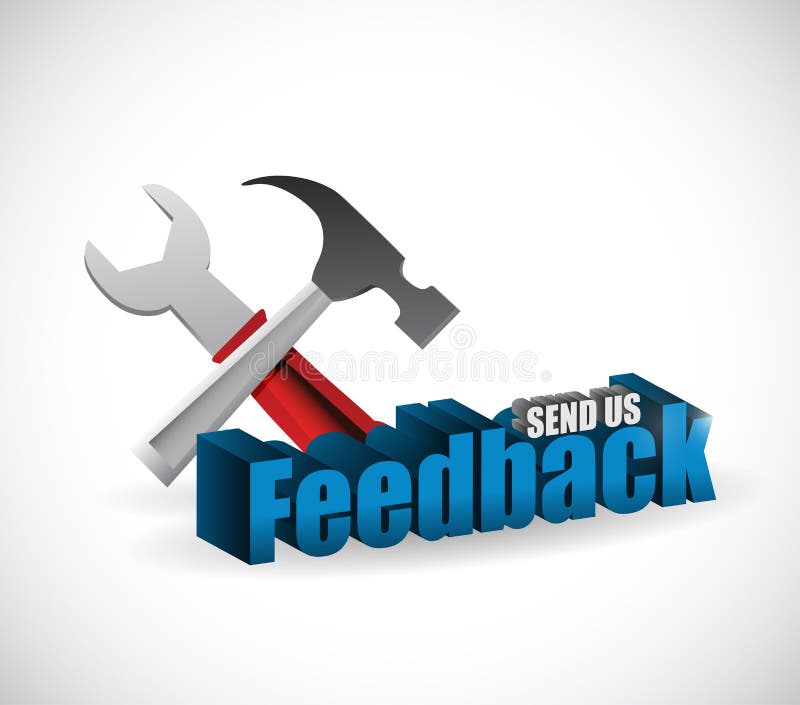 Send Us Feedback Browsers Sign Illustration Design Stock Illustration ...