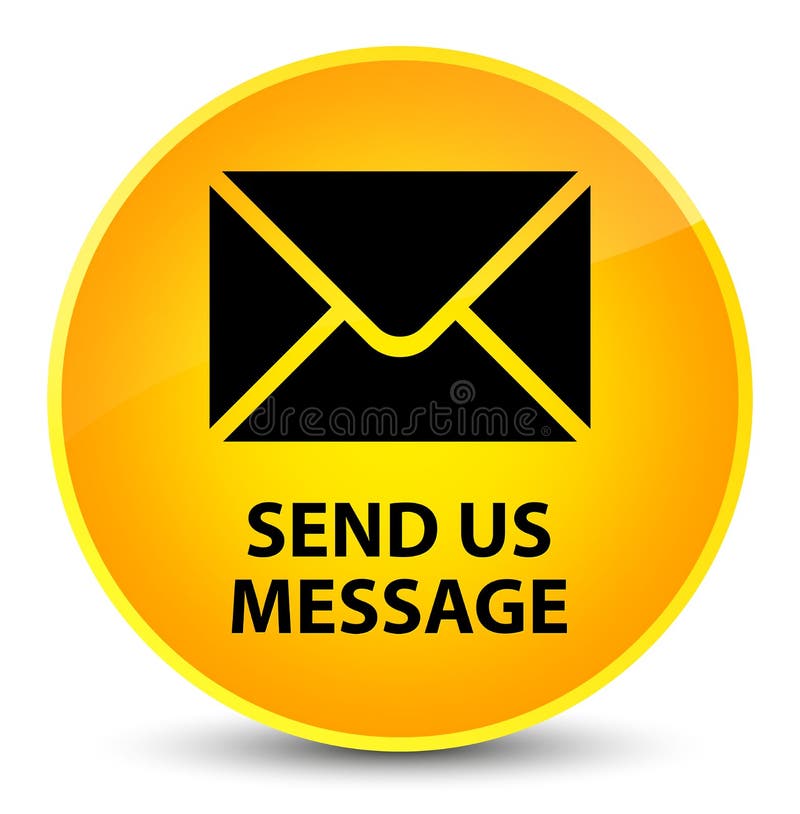 Send Us Message Blue Square Button Red Ribbon in Corner Stock ...