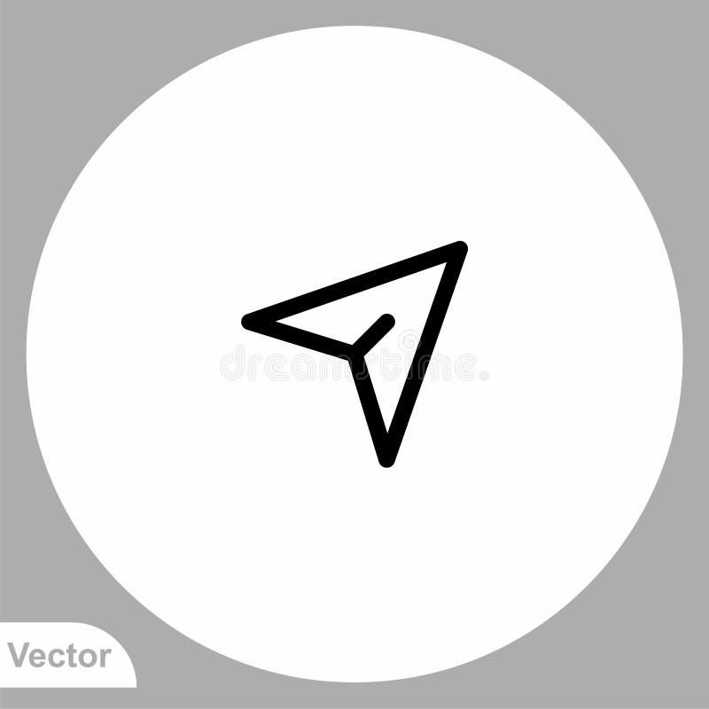 Send Icon Sign Vector,Symbol, Logo Illustration for Web and Mobile ...