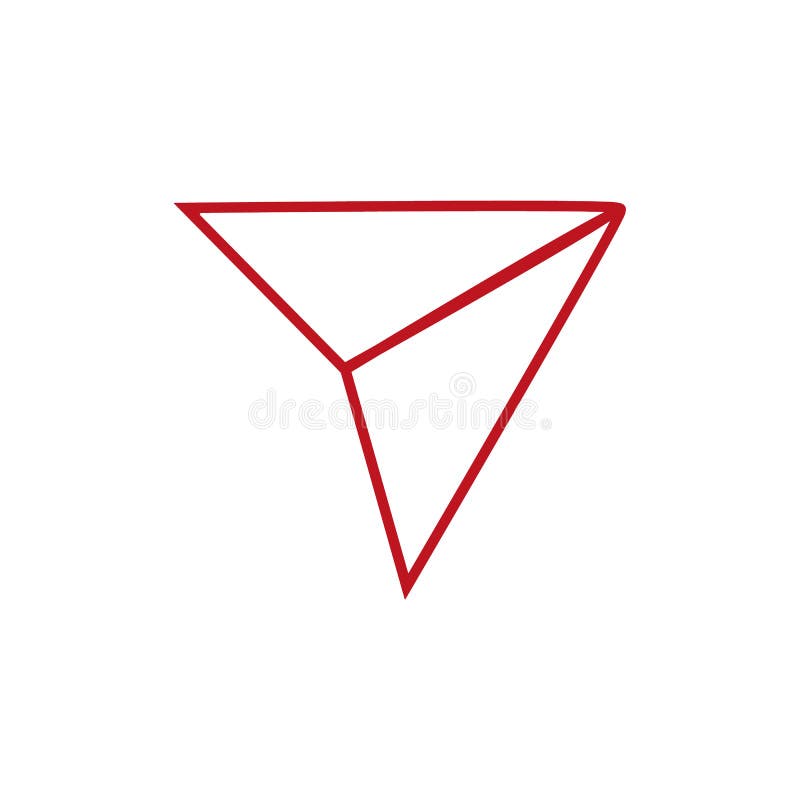 No Airplane Sign. Plane Symbol. Travel Icon. Flight Flat Label. Red ...