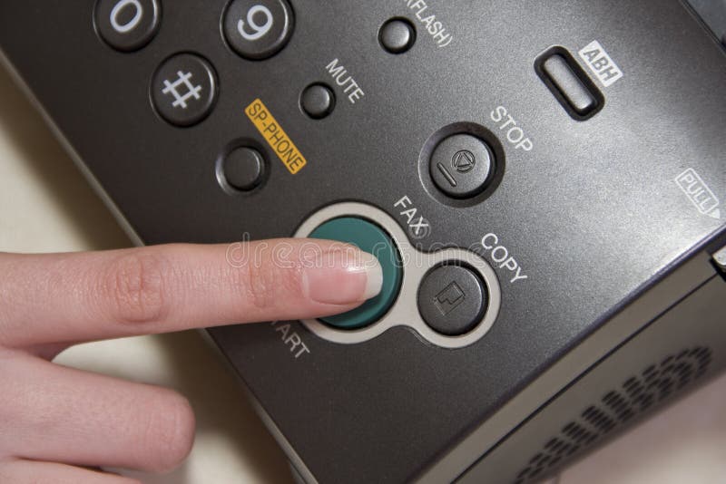 Senden des Telefax stockfoto. Bild von faxen, zahl, druck - 13622584