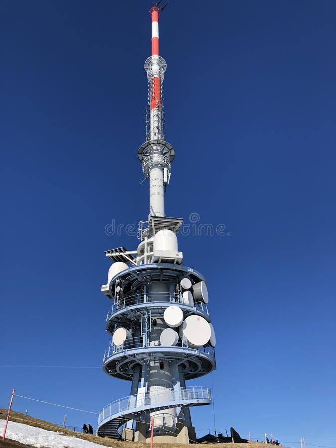 Signal sender stock image. Image of wave, telecommunications - 12117489