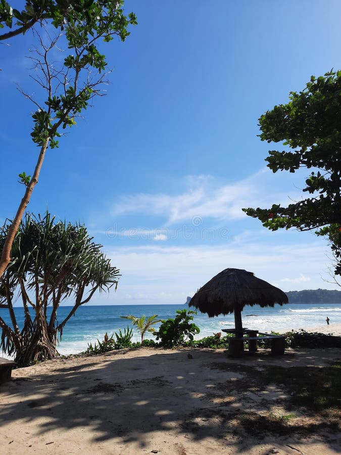 Sendiki Beach, Malang, East Java, Indonesia Stock Image - Image of ...