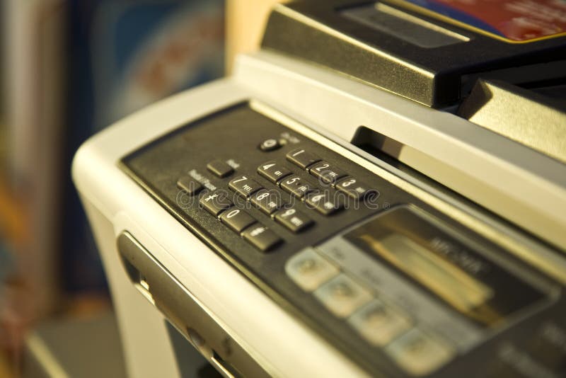 Sending a Fax stock image. Image of modern, copy, keypad - 5639679