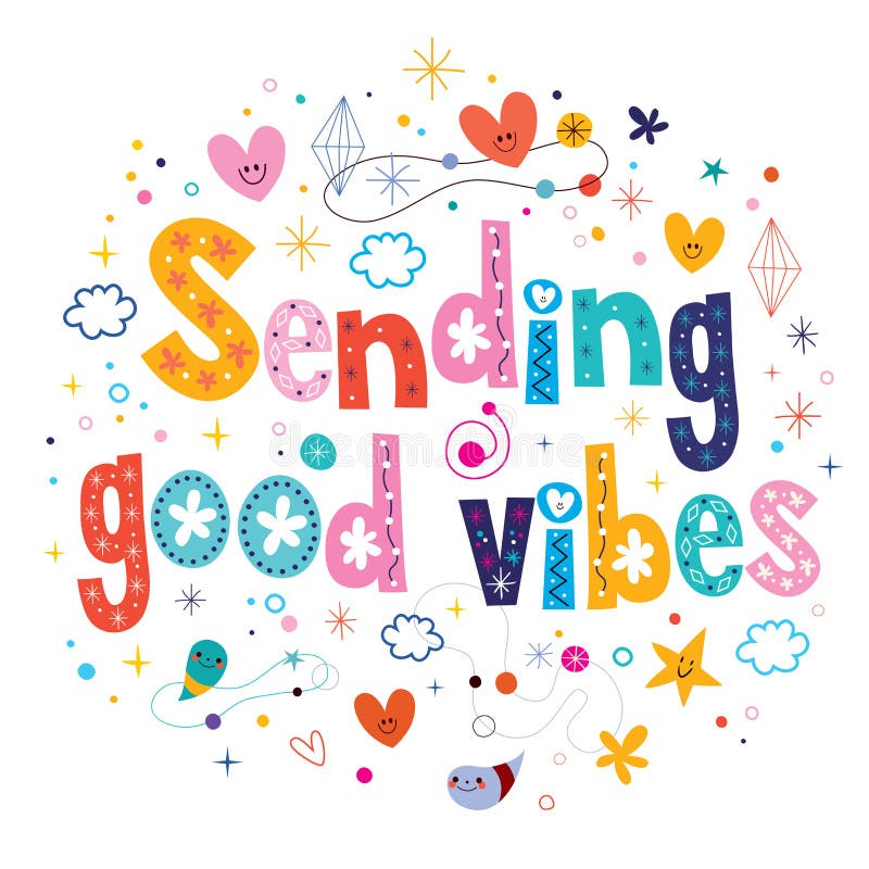 Sending good vibes stock vector. Illustration of believer - 53485026 Sending good vibes stock vector. Illustration of believer - 53485026