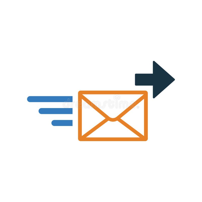 Sending Mail icon stock vector. Illustration of send - 290796924