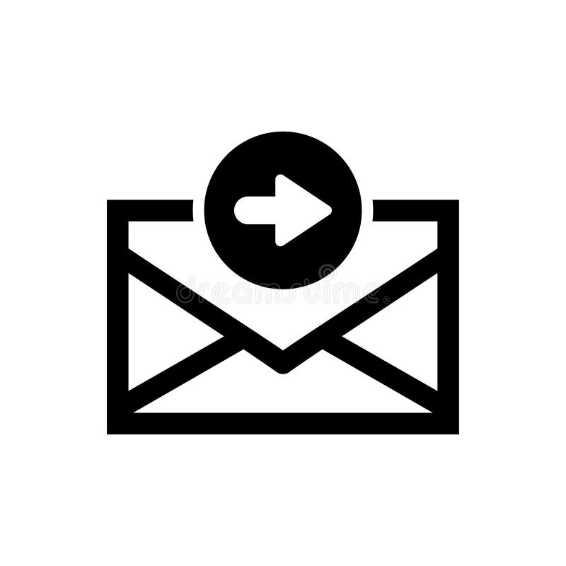 Sending Mail Icon stock vector. Illustration of mail - 192457432