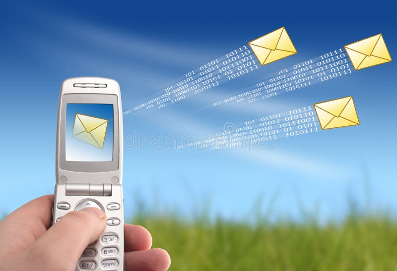 Message sent. stock image. Image of cell, gprs, device - 9404275