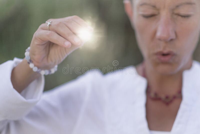 Sending Positive Thoughts stock image. Image of feeling - 214793409