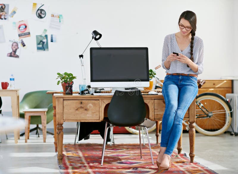 Sending Some New Designs To the Client Stock Photo - Image of ...