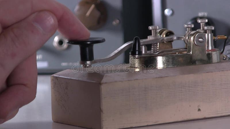 Telegraph operator message stock footage. Video of bygone - 344419222