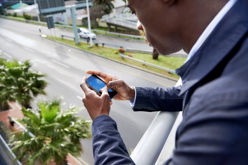 Sending a text stock image. Image of candid, attractive - 47005489