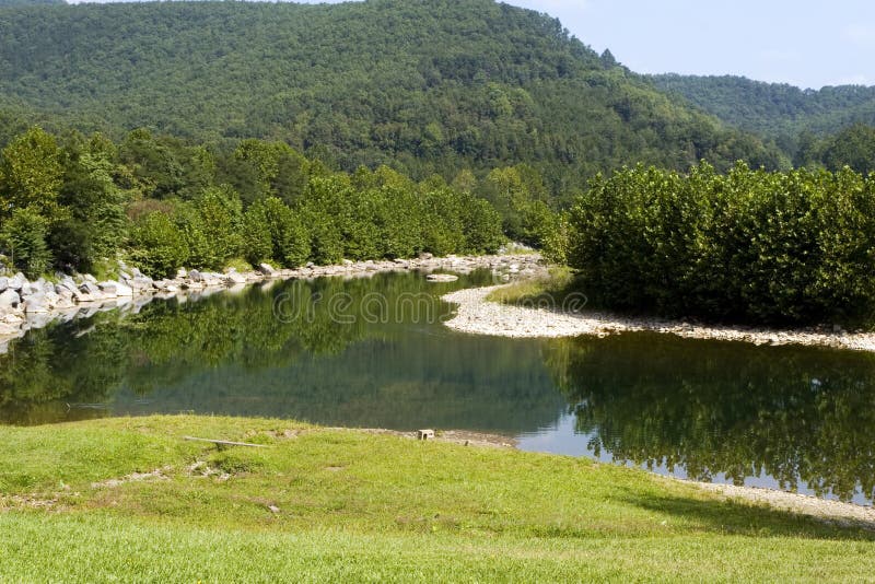 Mountain Ridge in Seneca WV Stock Image - Image of eroding, greeting ...
