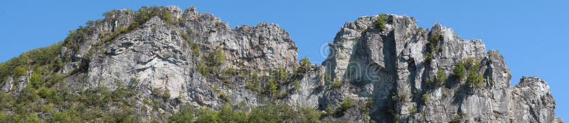 Seneca Rocks Panorama stock photo. Image of ridge, rock - 265135286