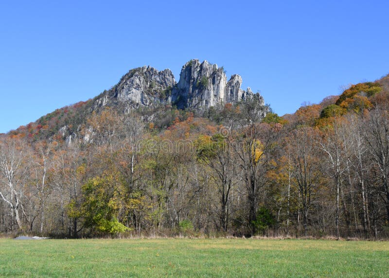 Seneca Rock stock photo. Image of appalachian, natural - 3300990