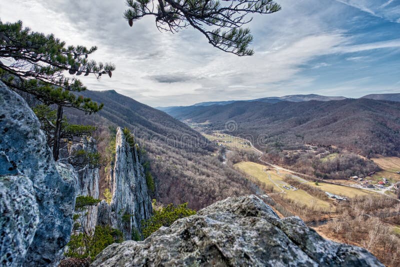 Seneca Rocks West Virginia stock photo. Image of park - 208836120