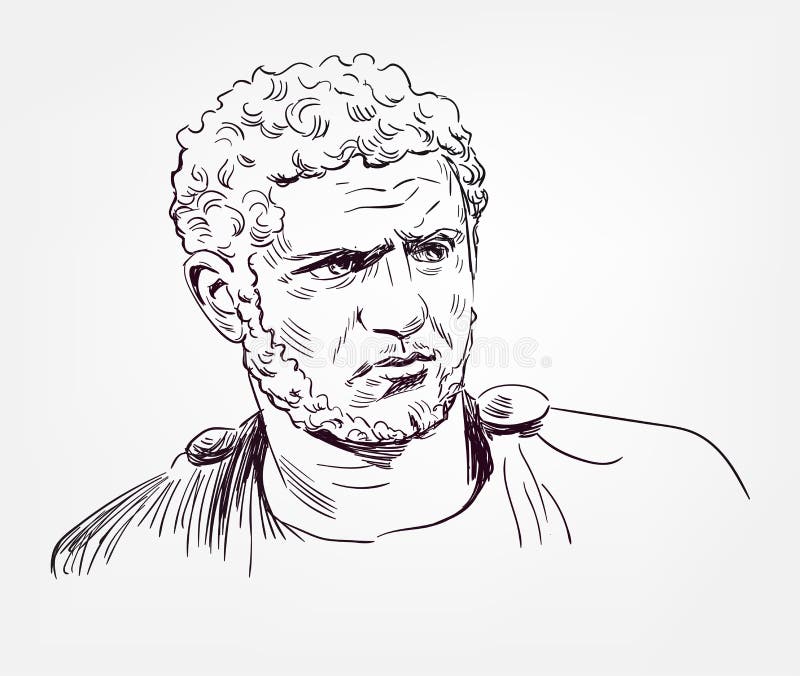 Stoic Vector Illustration. Flat Tiny Calm Psychology School Persons ...
