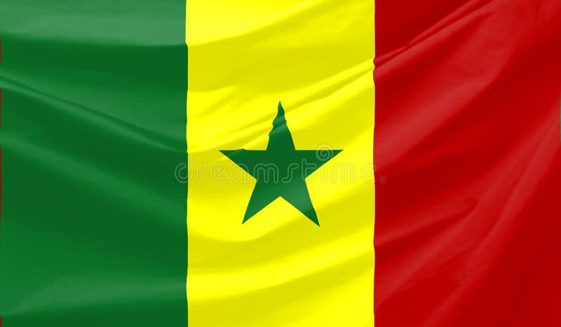Senegal Flag stock illustration. Illustration of republic - 6333499