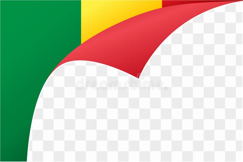 Senegal Flag Wave Isolated on Png or Transparent Background Vector ...