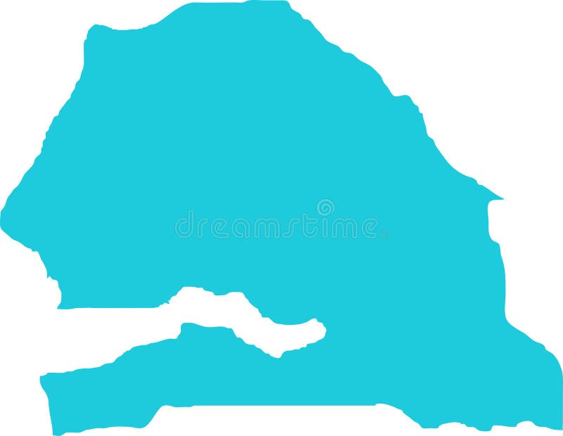 Africa MAP in Blue, Country Border, Africa Map, Border Line of Africa ...