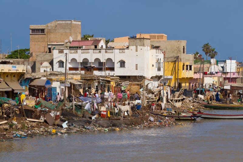 Senegal River in Saint Louis, Africa Editorial Photography - Image of ...
