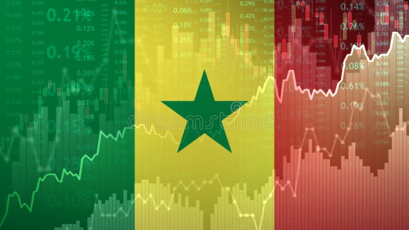 Senegal Stock Market Growth and Financial Data Visualization Stock ...