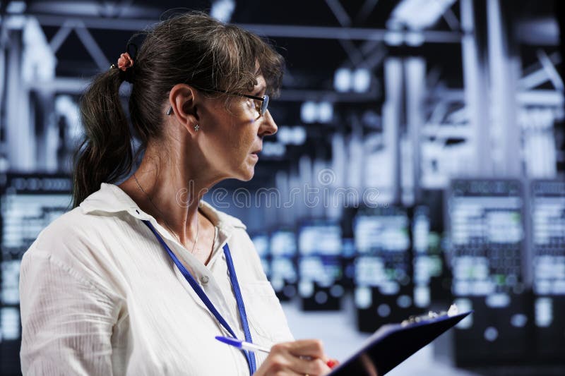 AI Machine Learning Server Rigs Stock Photo - Image of networking ...