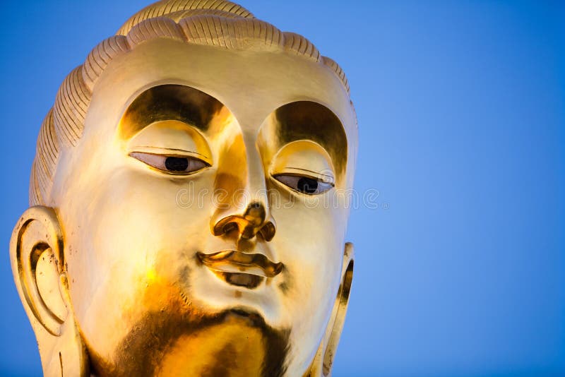 Senhor Do Close Up Da Buda Phra Buddha Kitti Sirichai Imagem de Stock ...
